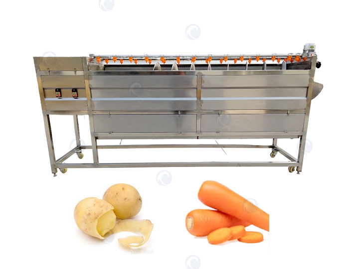 Automatic Commercial Carrot Peeler Machine For Vegetable&fruit